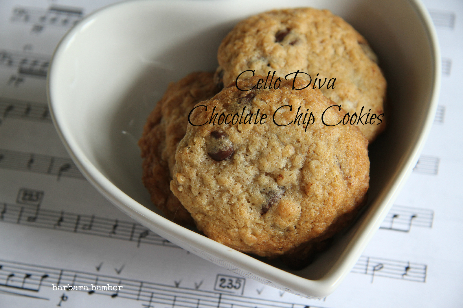 Cello Diva Chocolate Chip Cookies » Just a Smidgen