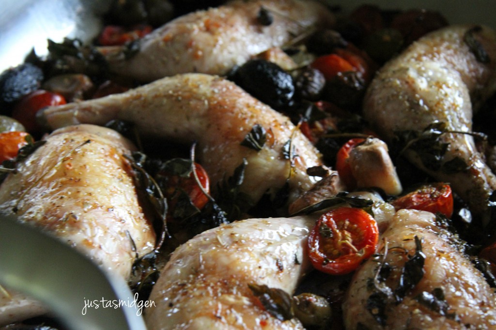 Arrosto di Pollo Puttanesca ~ Roasted Puttanesca Chicken » Just a Smidgen