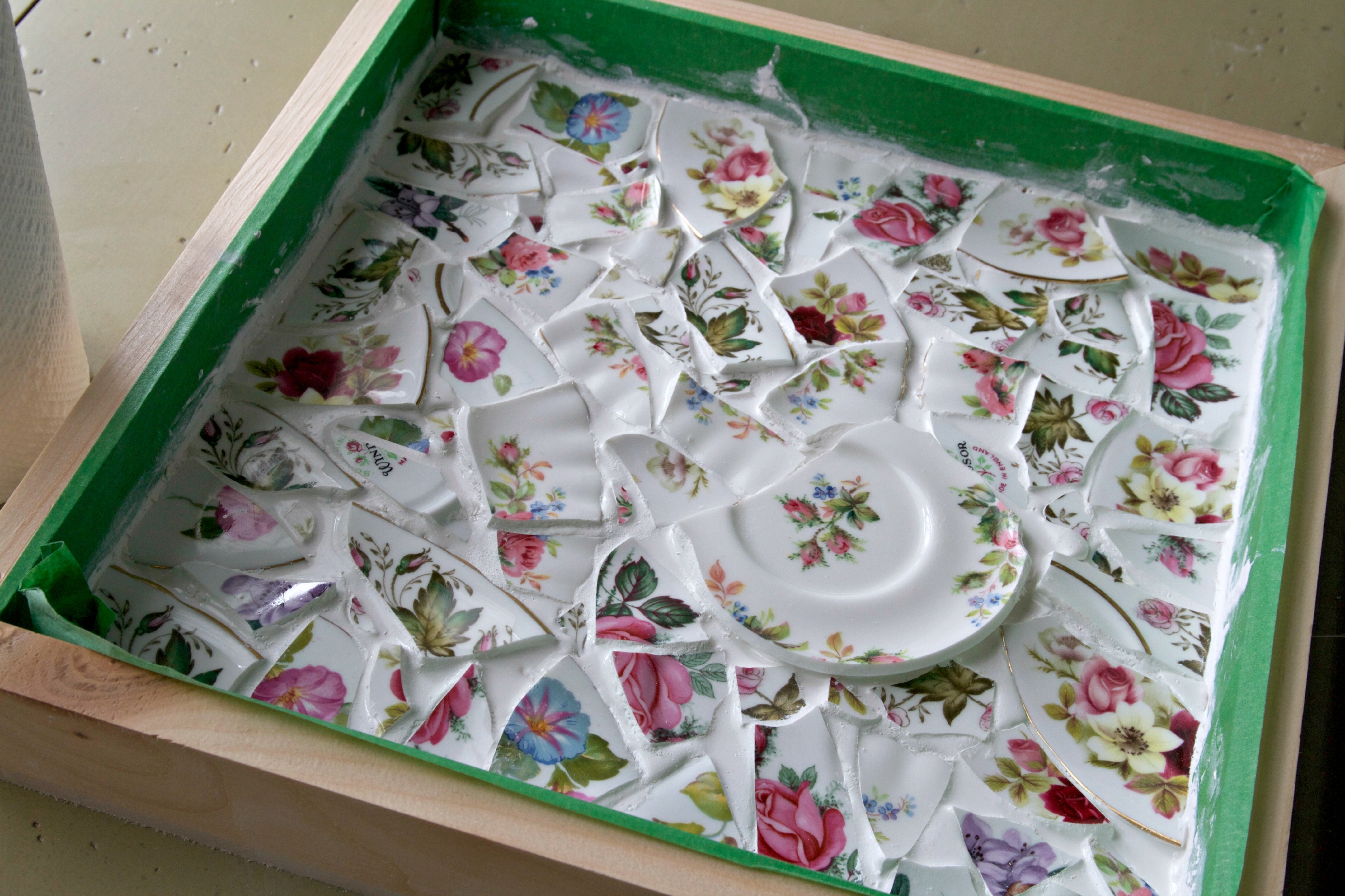 Tea Saucer Mosaic » Just a Smidgen