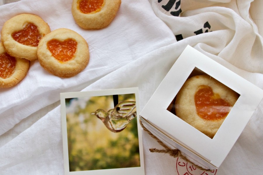 Heart Thimble Cookies » Just a Smidgen
