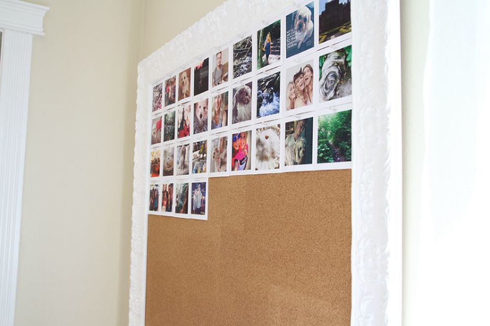 Easy Instagram Memory Board » Just a Smidgen