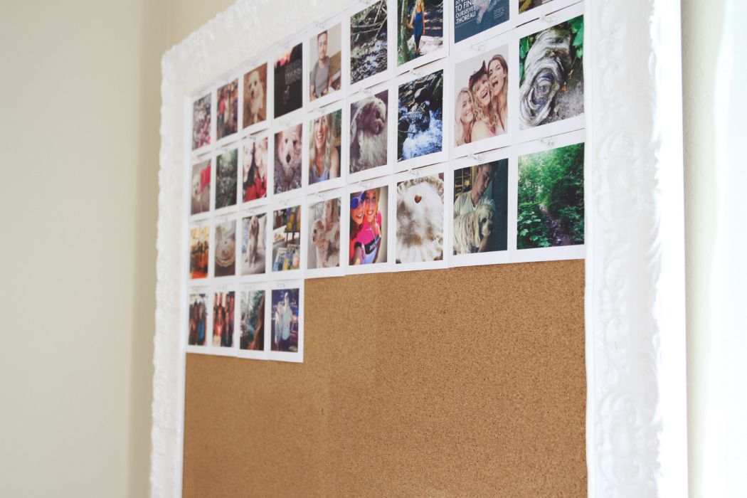 Easy Instagram Memory Board » Just a Smidgen