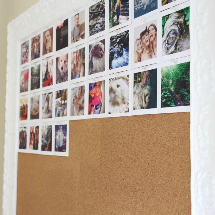 Easy Instagram Memory Board » Just a Smidgen
