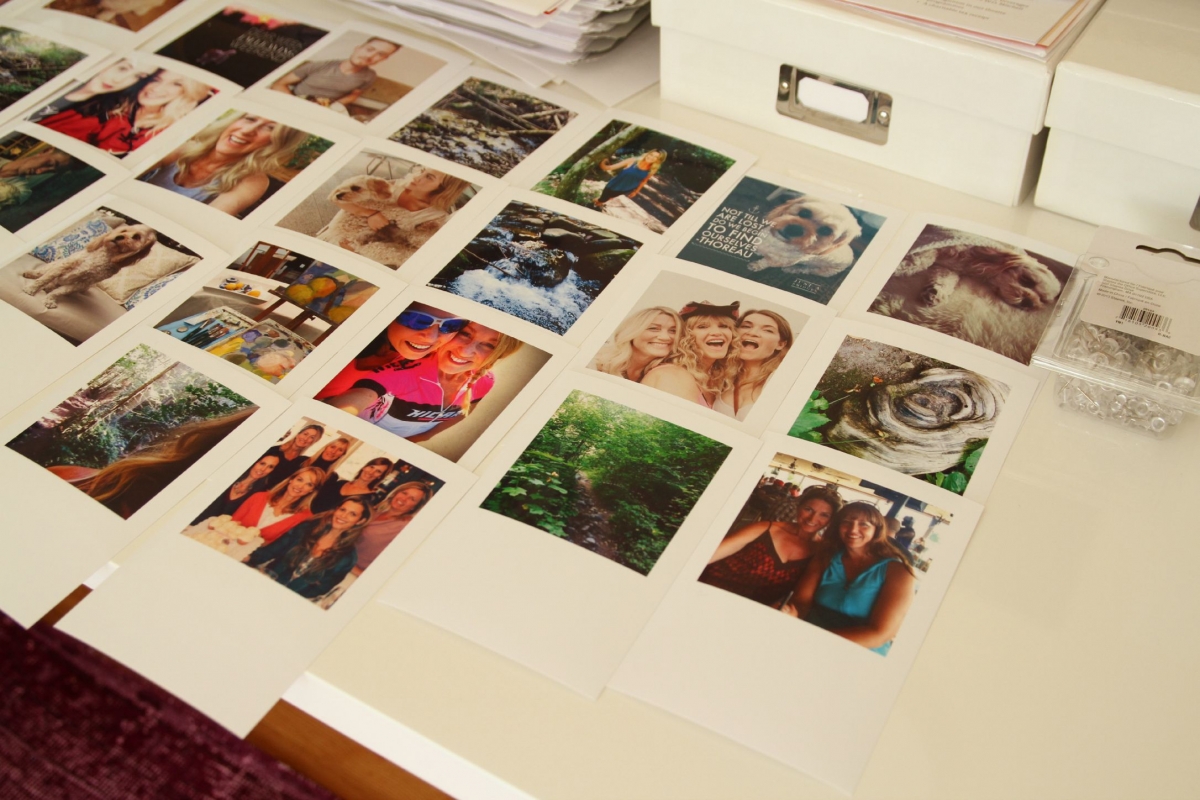 Easy Instagram Memory Board » Just a Smidgen