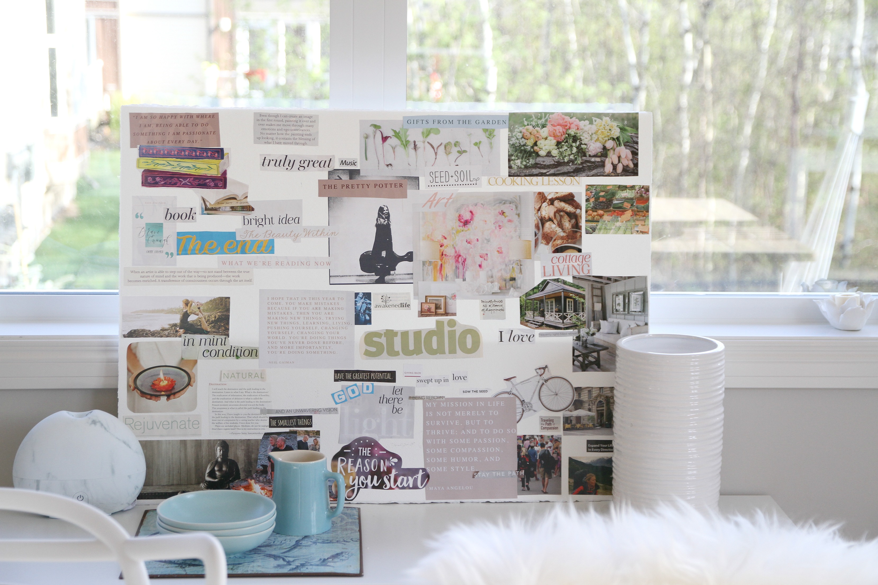 Creating a Vision Board » Just a Smidgen